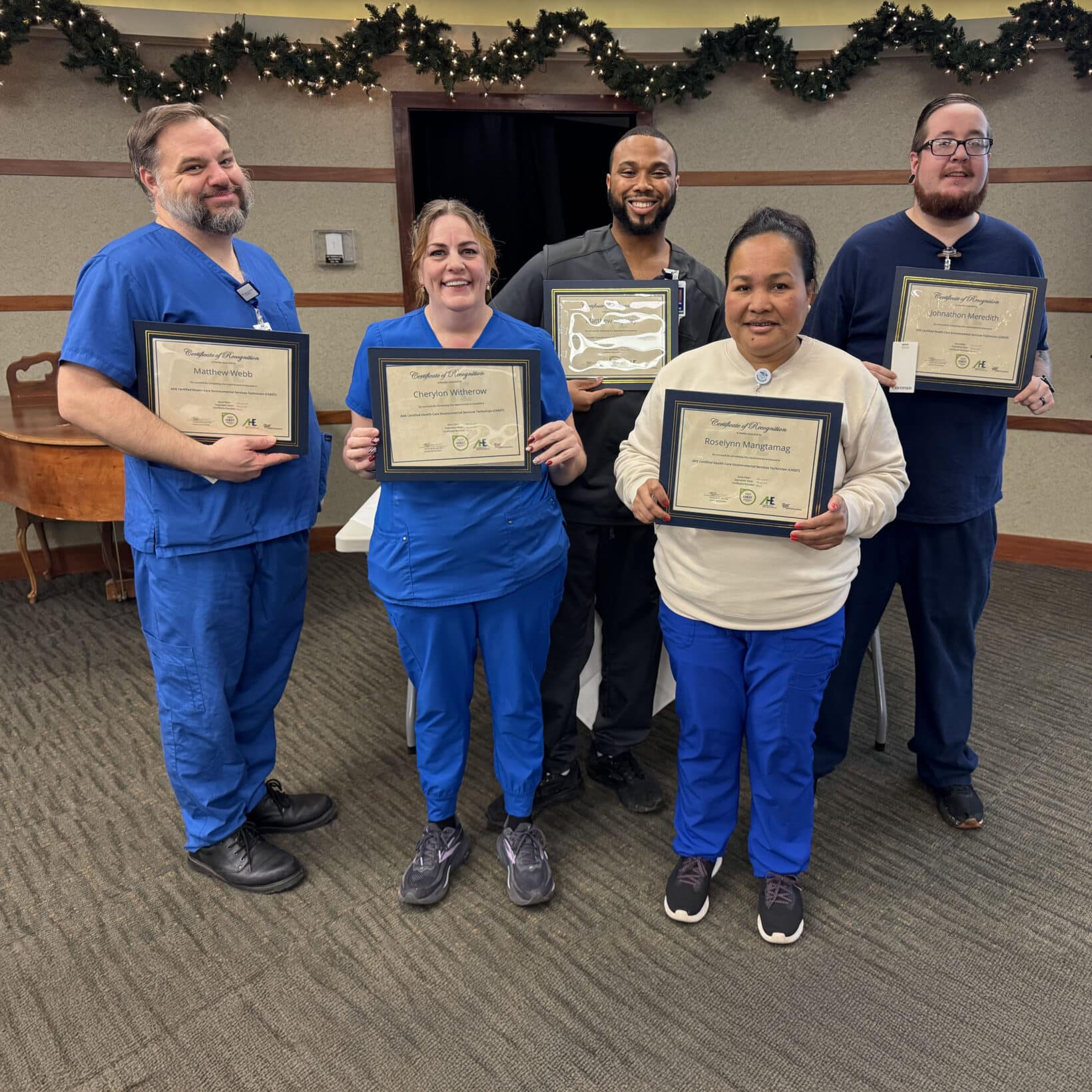 Congratulations to our latest Certified Health Care Environmental ...