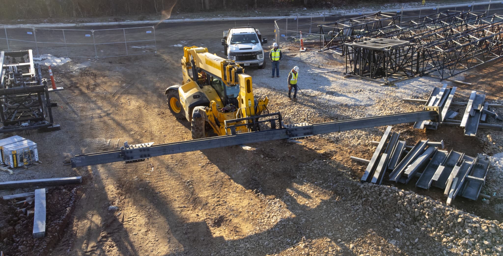 First steel beams set on High Street Tower project – Med Center Health